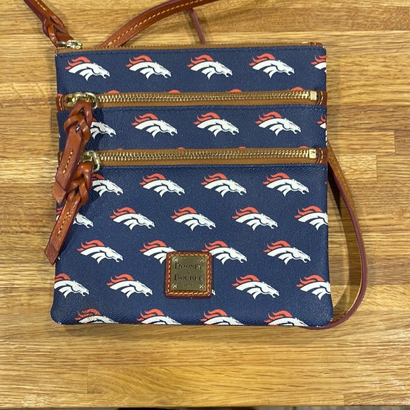 Dooney & Bourke | Bags | Nfl Denver Broncos Dooney Bourke Themed ...